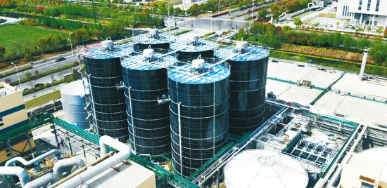 Installation de traitement des eaux usées d'huile de palme biogaz Uasb IC réacteur anaérobie ...